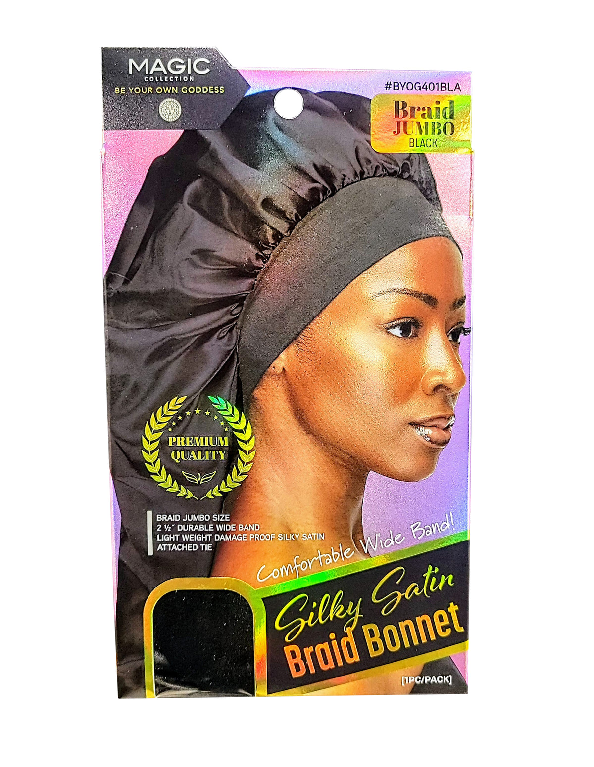MAGIC COLLECTION Jumbo Silky Satin Braid Bonnet — My Supply Guy